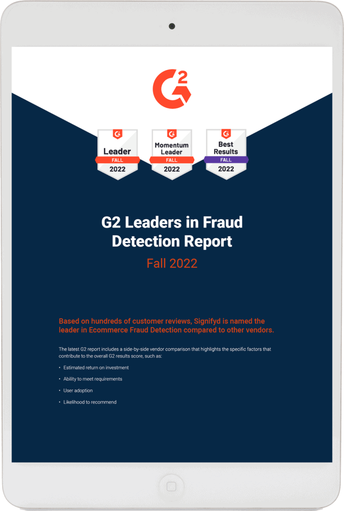 Signifyd named Leader in Fraud Detection | Signifyd