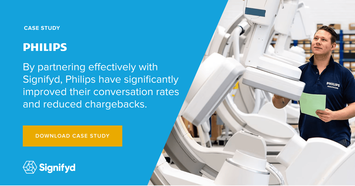 Signifyd helps Philips optimise its business performance