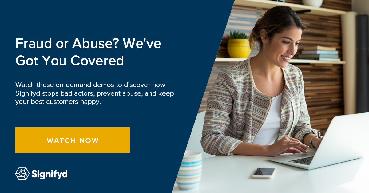 Virtual demo: Block fraud while creating better CX | Signifyd